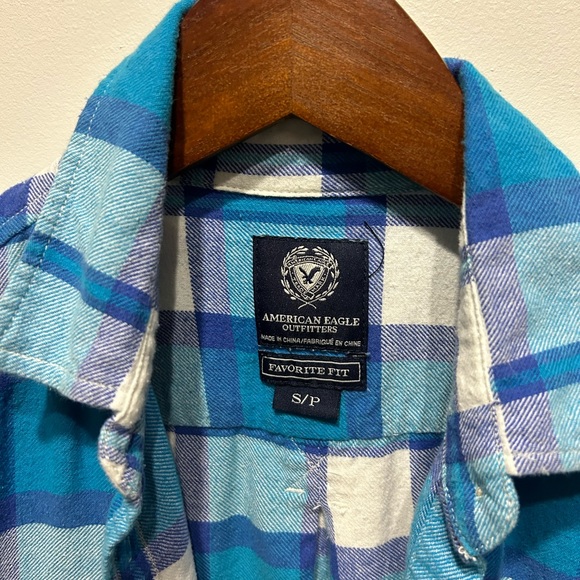 American Eagle Outfitters | Tops | American Eagle Favorite Fit Flannel ...